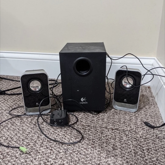 Logitech | Computers, Laptops & Parts | Logitech Speaker System Ls2 Wired | Poshmark